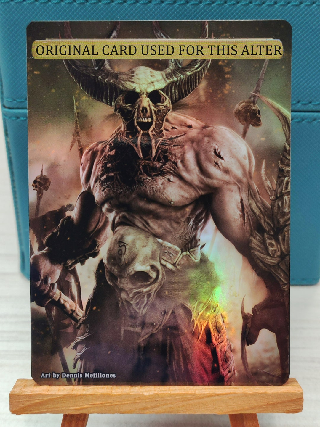 1x Foil Altered Art Myrkul, Lord of Bones (non Foil Into Foil) - Etsy