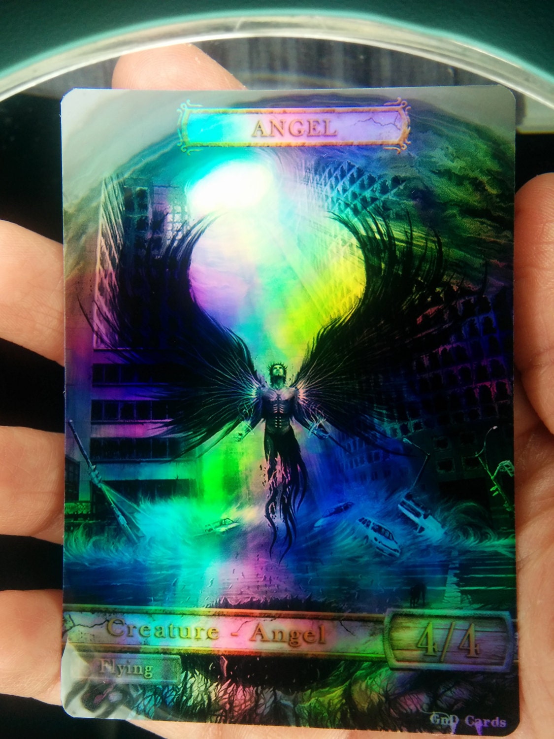 1x Angel 2 FOIL LAMINATED Custom Altered Tokens MTG for | Etsy
