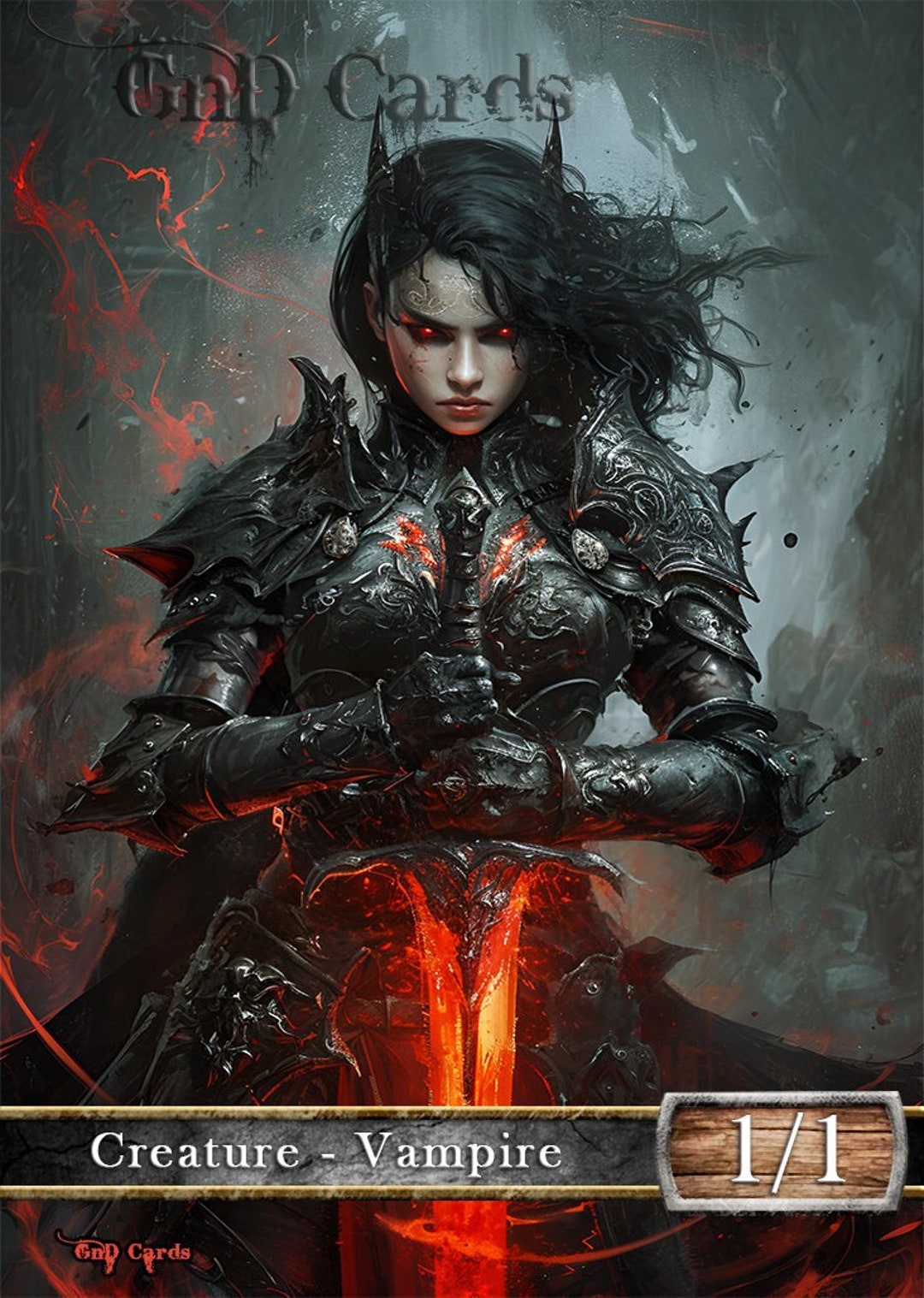 Vampire #37 TCG Token Custom Altered - Etsy