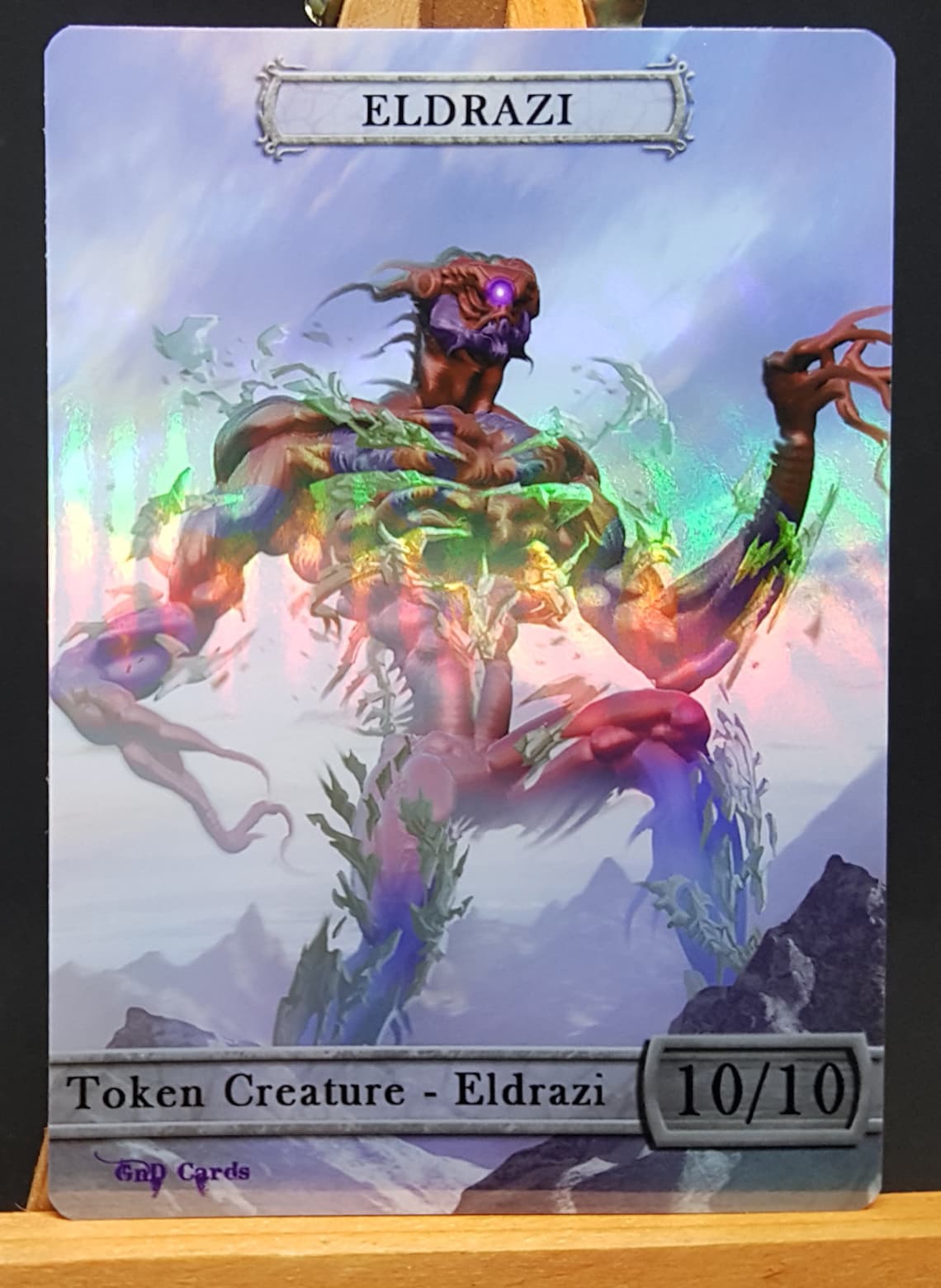 1x Eldrazi Big 1 FOIL LAMINATED Custom Altered Token Gnd - Etsy