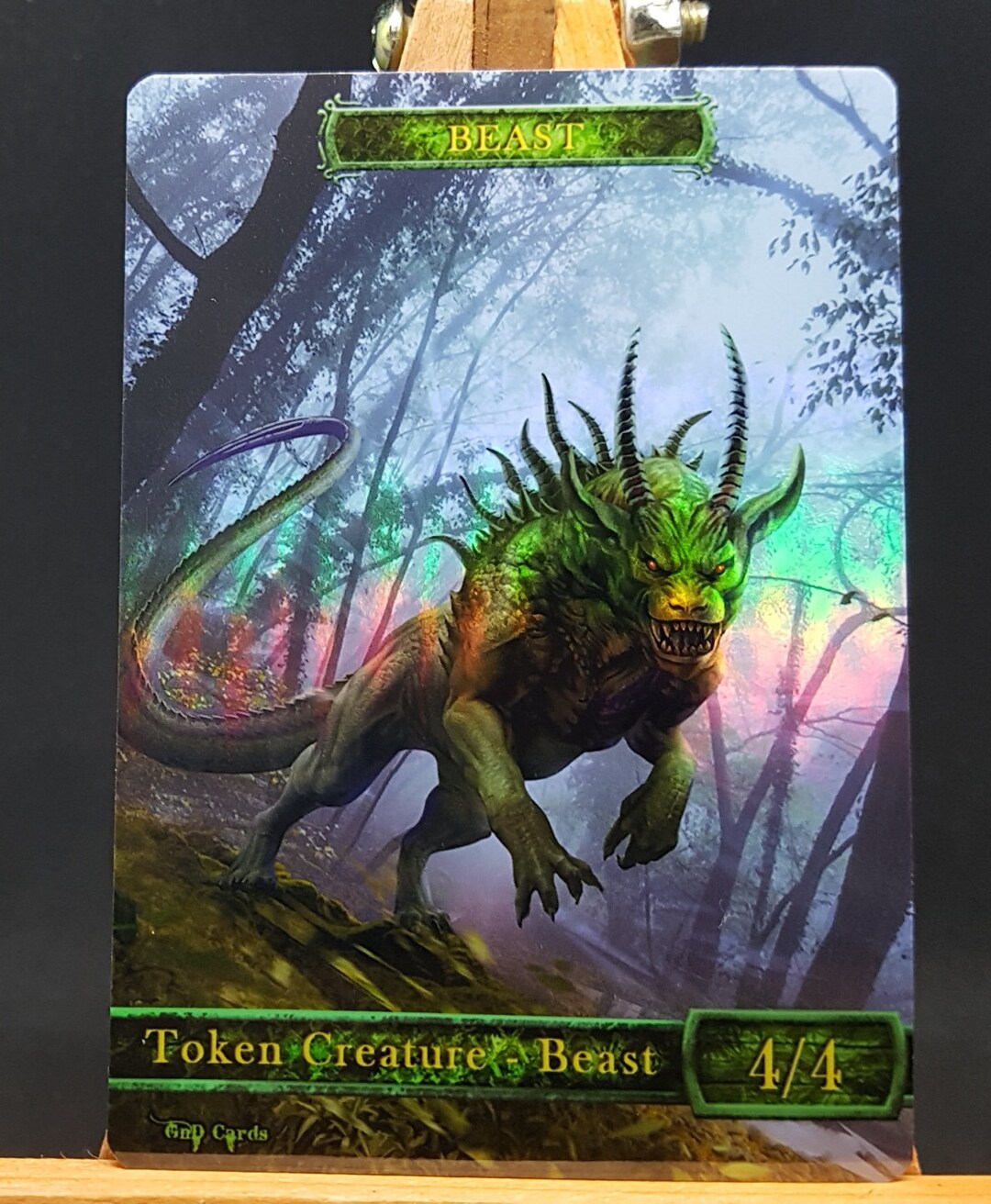 1x Beast #11 *FOIL LAMINATED* Custom Altered Token - Etsy