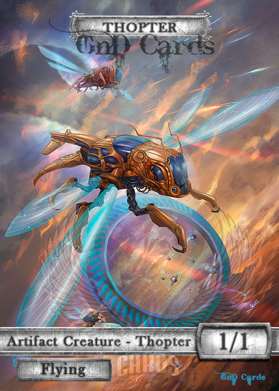Thopter #4 TCG Token Custom Altered - Etsy