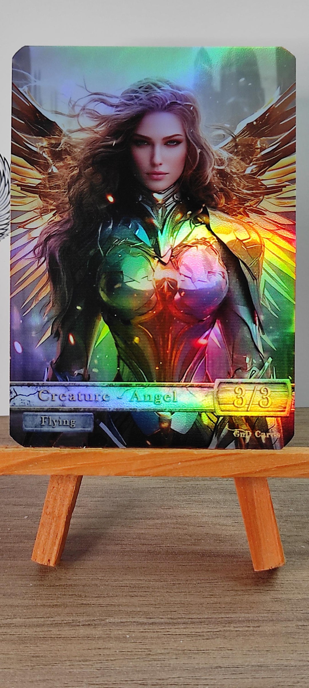 1x Angel #31 *FOIL LAMINATED* Custom Altered Token - Etsy