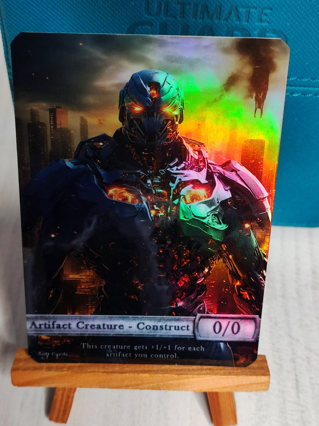 1x Construct #11 *FOIL LAMINATED* Custom Altered Token - Etsy