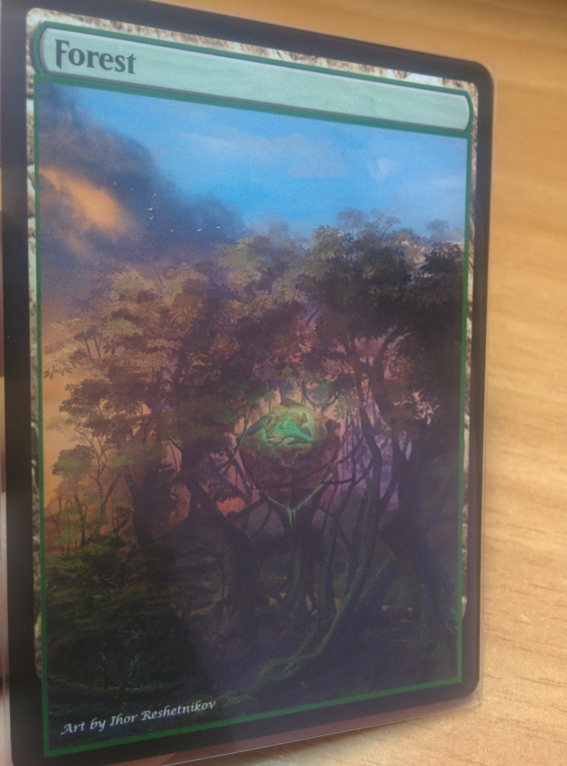Card Games 1x Forest #3.1 Extended Textless Full Art Custom Altered ...