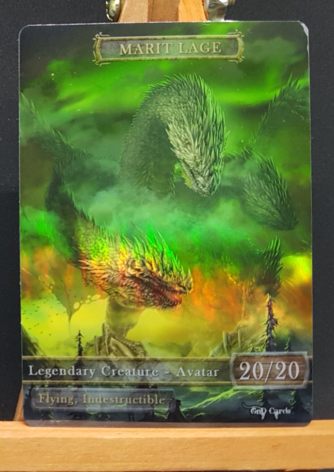 1x Marit Lage Token #2 *FOIL LAMINATED* Custom Altered - Etsy