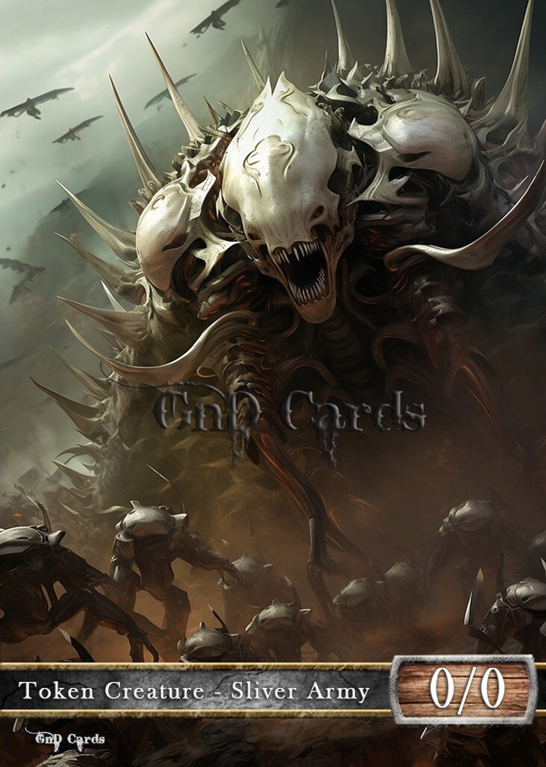 3x Sliver Army Tokens AI Art Custom Altered - Etsy