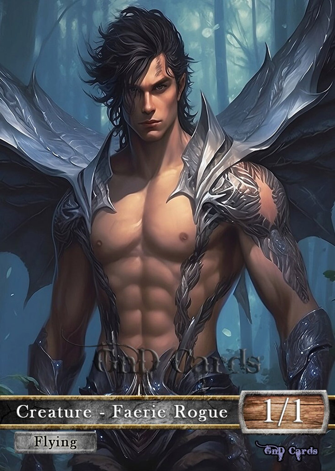 Black Faerie Rogue #24 TCG Token Custom Altered - Etsy