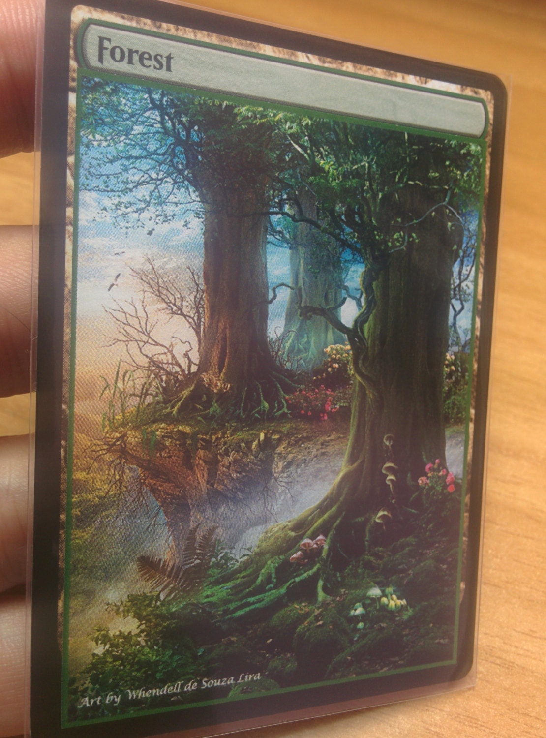 1x Forest 13 Extended Textless Full Art Custom Altered Basic Land MTG ...