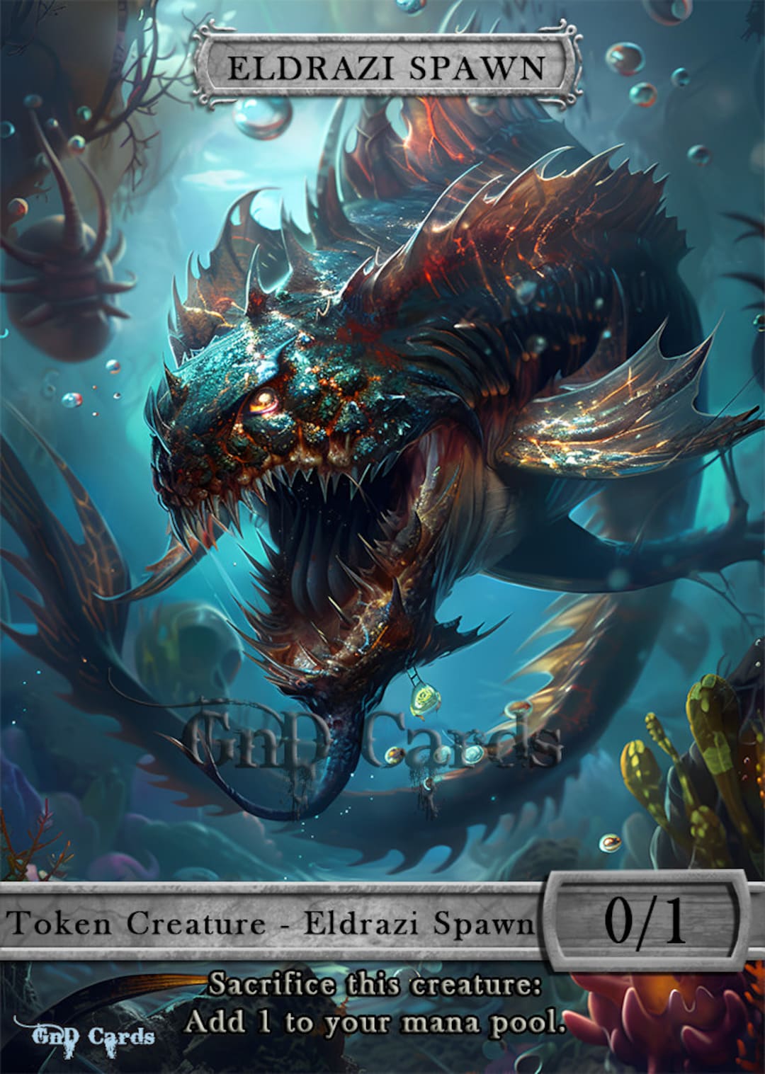 Eldrazi Spawn #4 TCG Token Custom Altered - Etsy