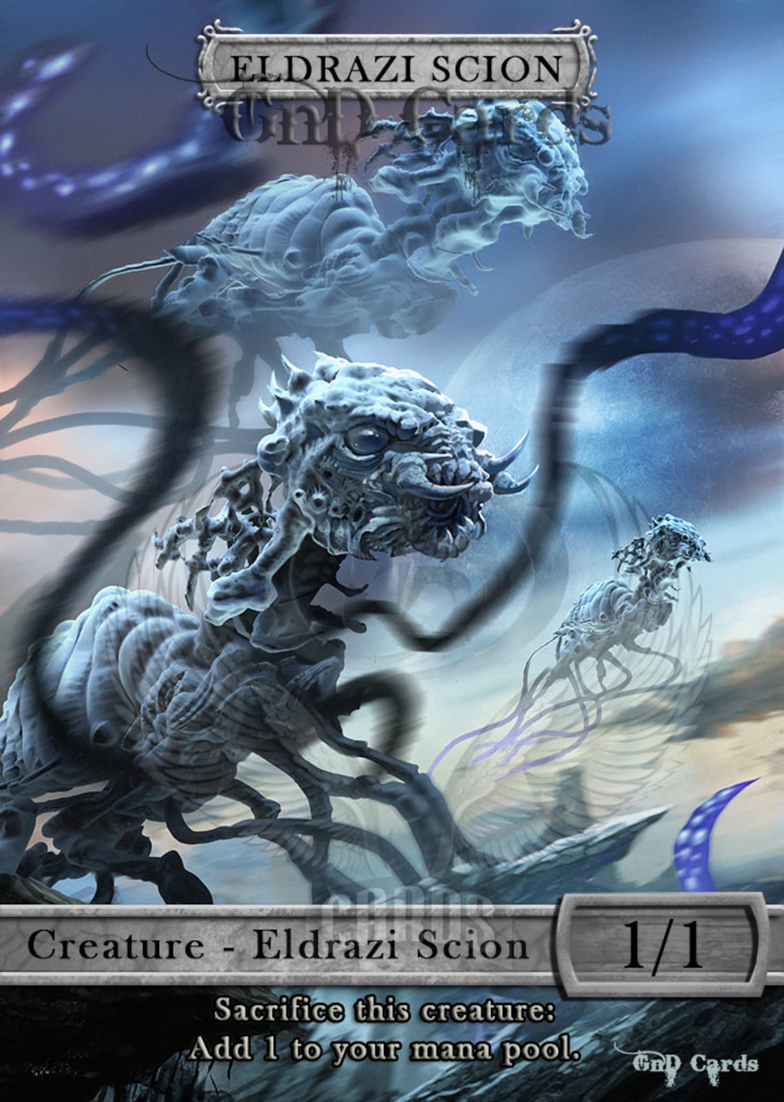 3x Eldrazi Scion 1 Custom Altered Tokens | Etsy