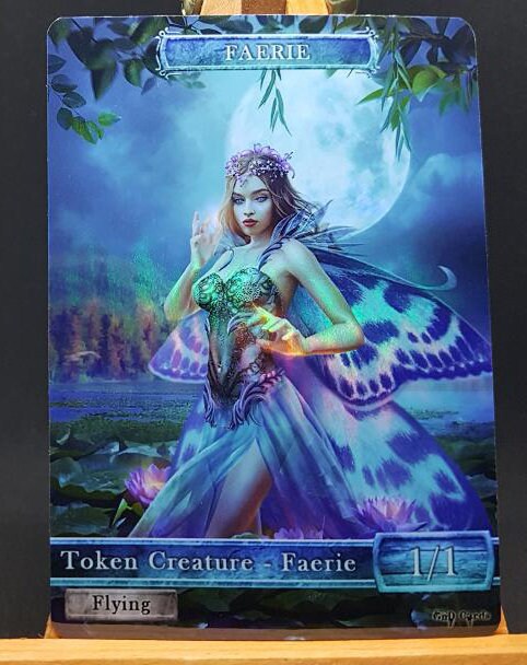 1x Blue Faerie 13 FOIL LAMINATED Custom Altered Token - Etsy