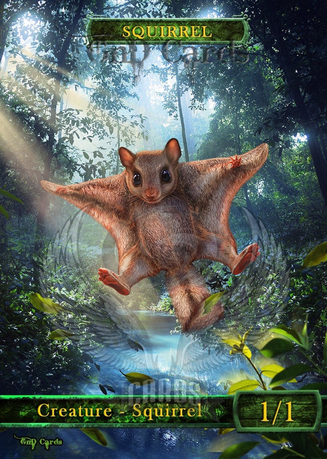 Squirrel Tokens #4 TCG Token Custom Altered - Etsy