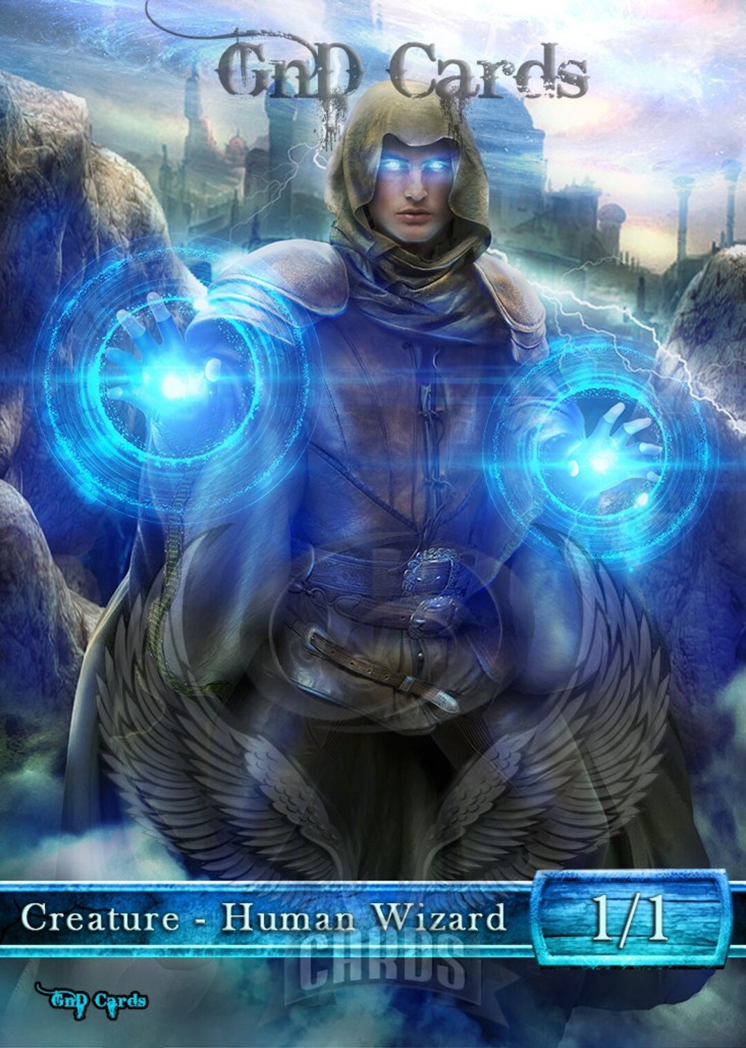 Human Wizard #3 TCG Token Custom Altered - Etsy