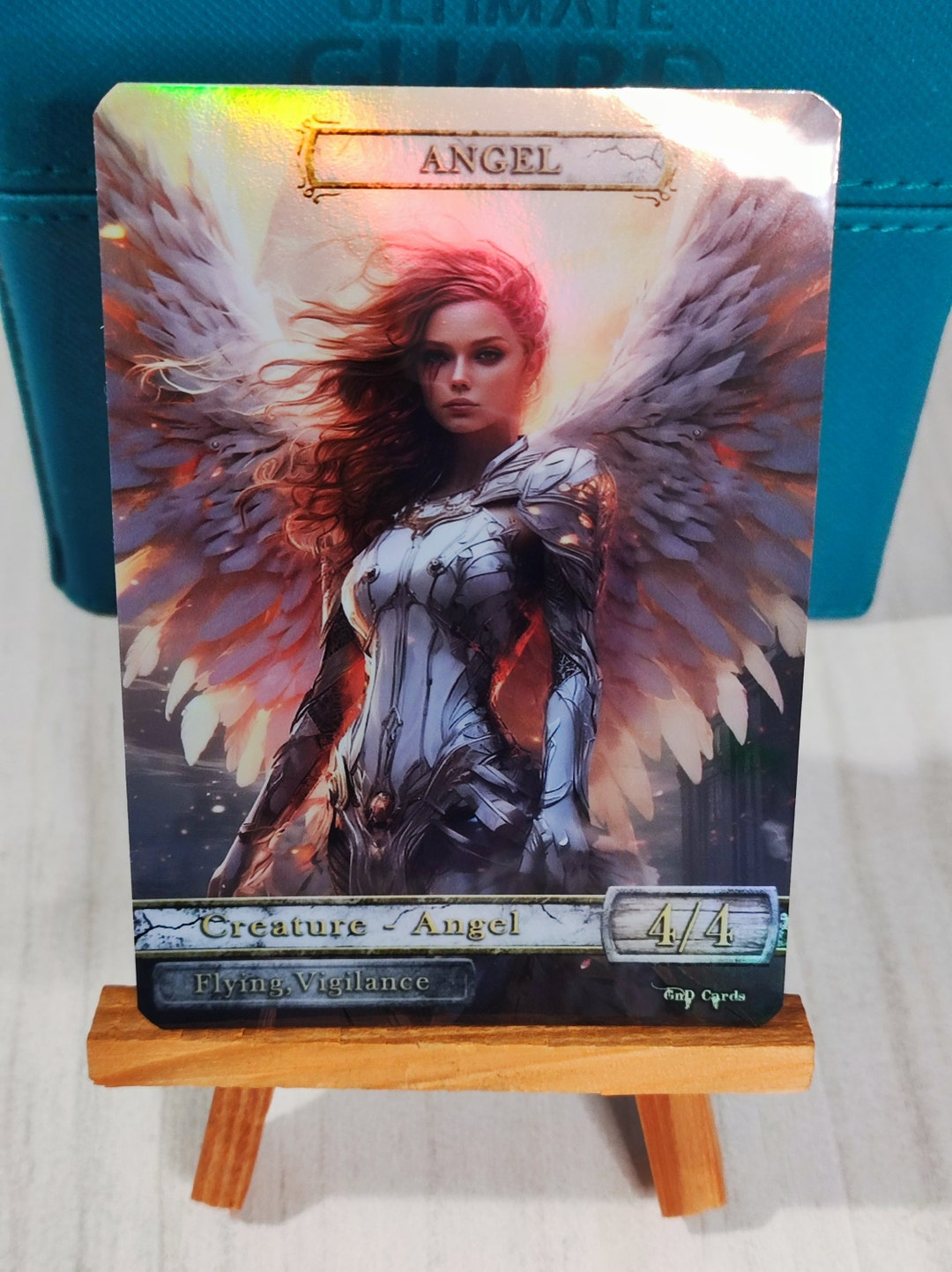 1x Angel #29 *FOIL LAMINATED* Custom Altered Token - Etsy