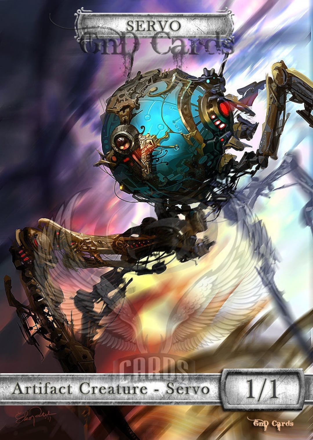 Servo #4 TCG Token Custom Altered - Etsy