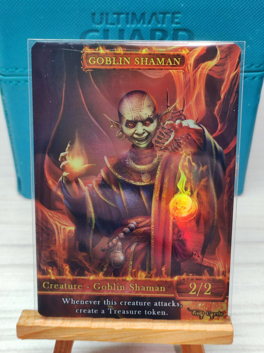 1x *foil* Goblin Shaman #2 Custom Altered Token - Etsy