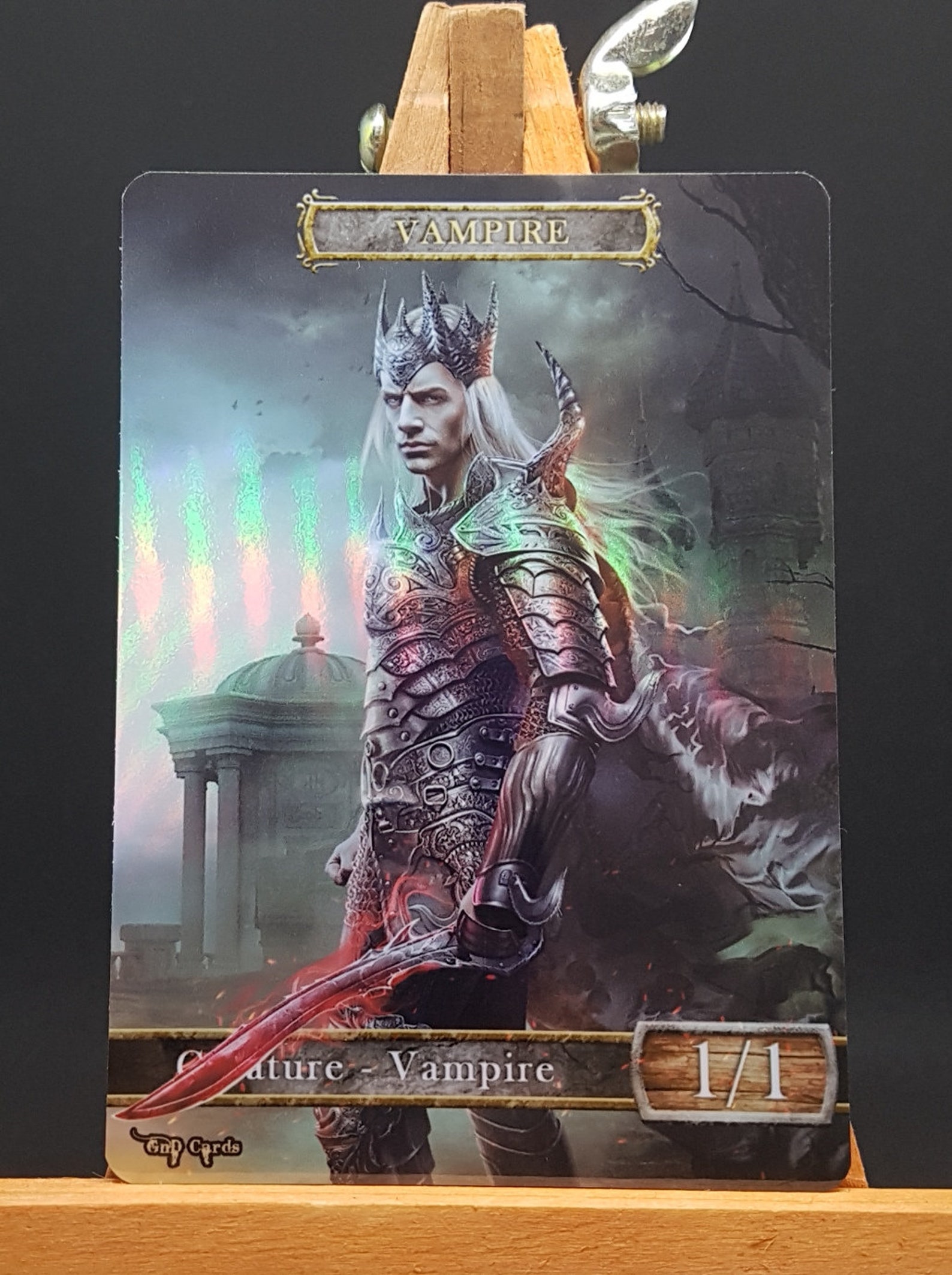 1x Vampire 17 FOIL LAMINATED Custom Altered Token - Etsy