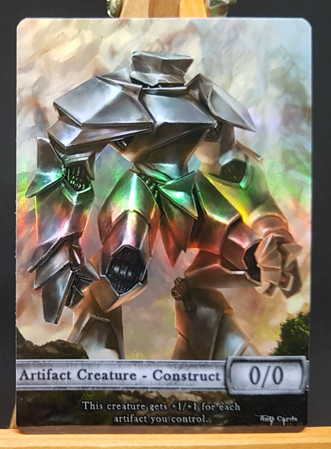 1x Construct #4 *FOIL LAMINATED* Custom Altered Token - Etsy