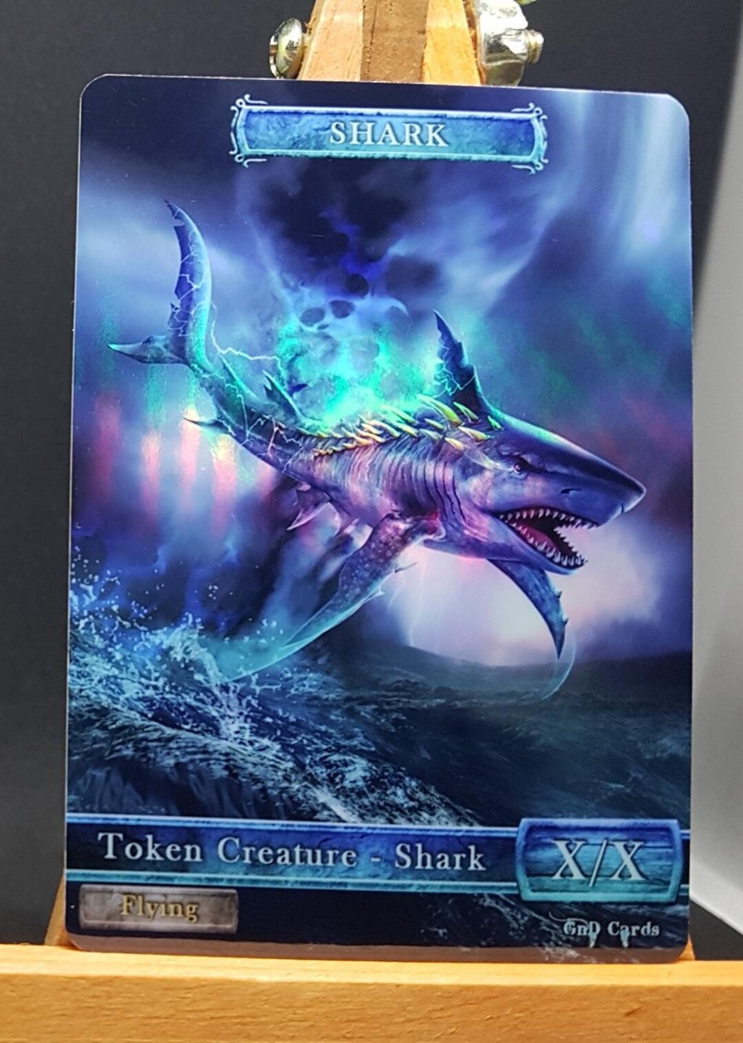 1x Shark #2 *FOIL LAMINATED* Custom Altered Token - Etsy