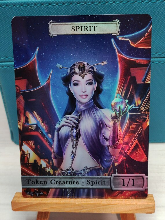 1x Spirit 20 Colorless FOIL LAMINATED Custom Altered Token | Etsy