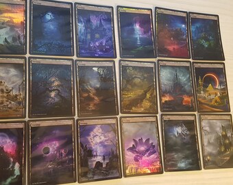 Foil Basic Lands - Etsy