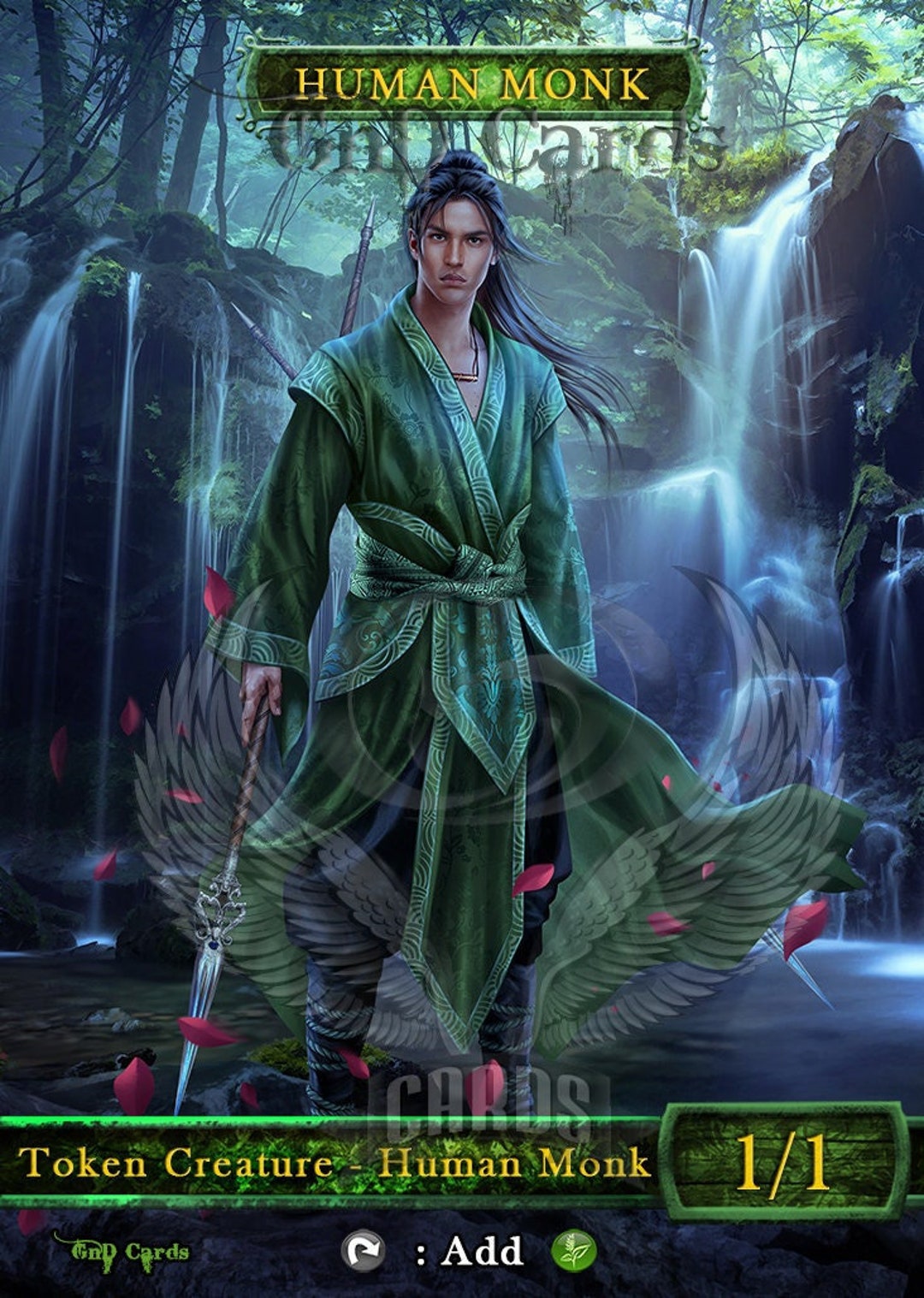 Human Monk #1 TCG Token Custom Altered - Etsy