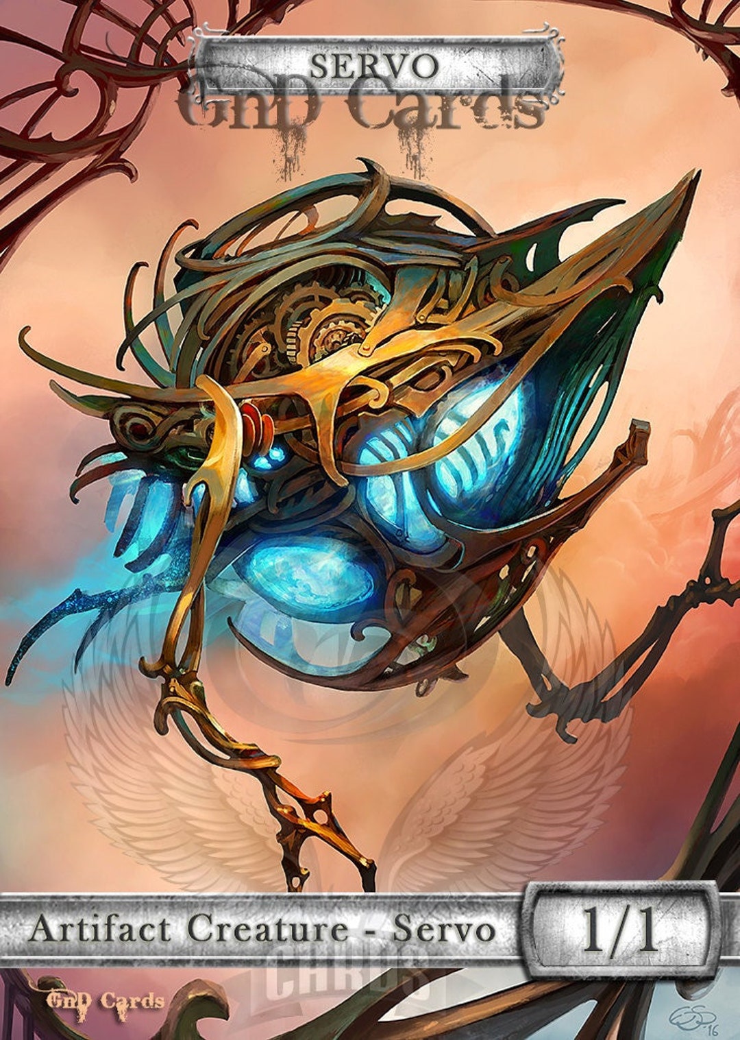 Servo #1 TCG Token Custom Altered - Etsy