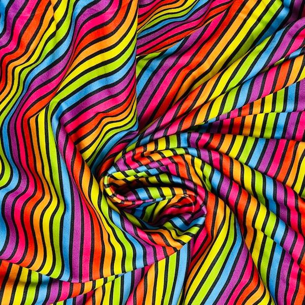 Neon Fabric by the Yard - Etsy