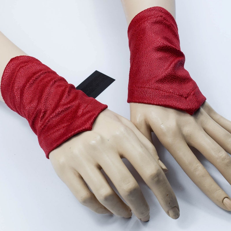 Dark Red Leather - Etsy