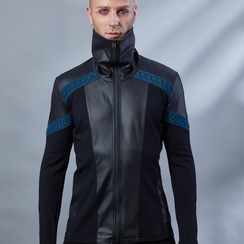 High Collar Jacket - Etsy