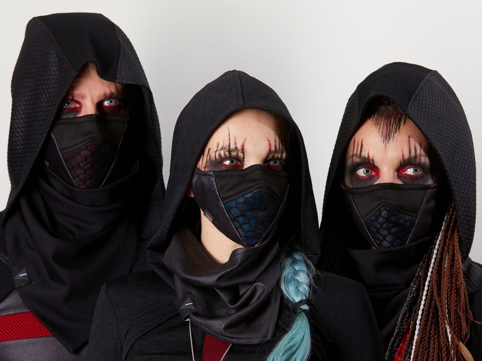 Goth Face Mask With Nose Wire Cyberpunk Mask ML - Etsy