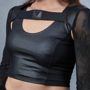 Black Rave Shrug, Cyberpunk Clothing, Goth Sleeves - SH3-M Women - Etsy