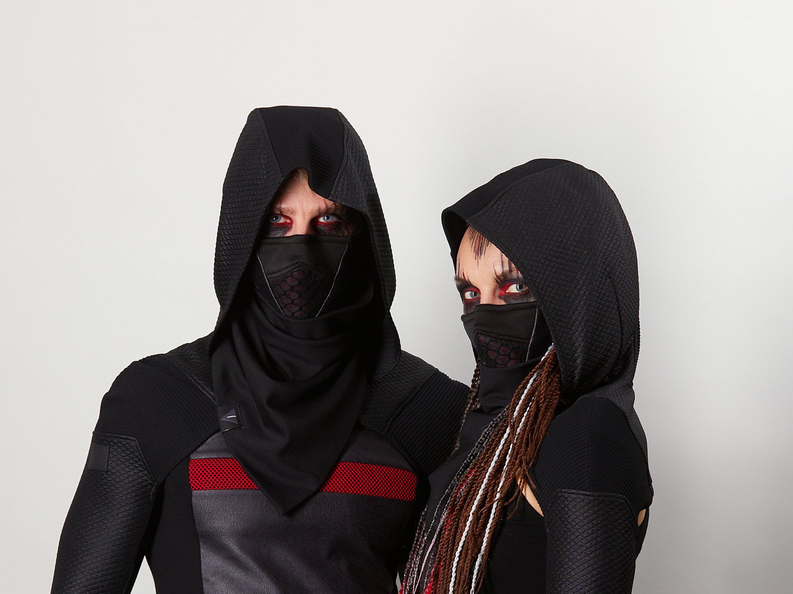 Goth Face Mask With Nose Wire Cyberpunk Mask ML - Etsy