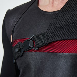 Cyberpunk Sleeve With Pocket, Harness With One Black Sleeve - AS Men - Etsy