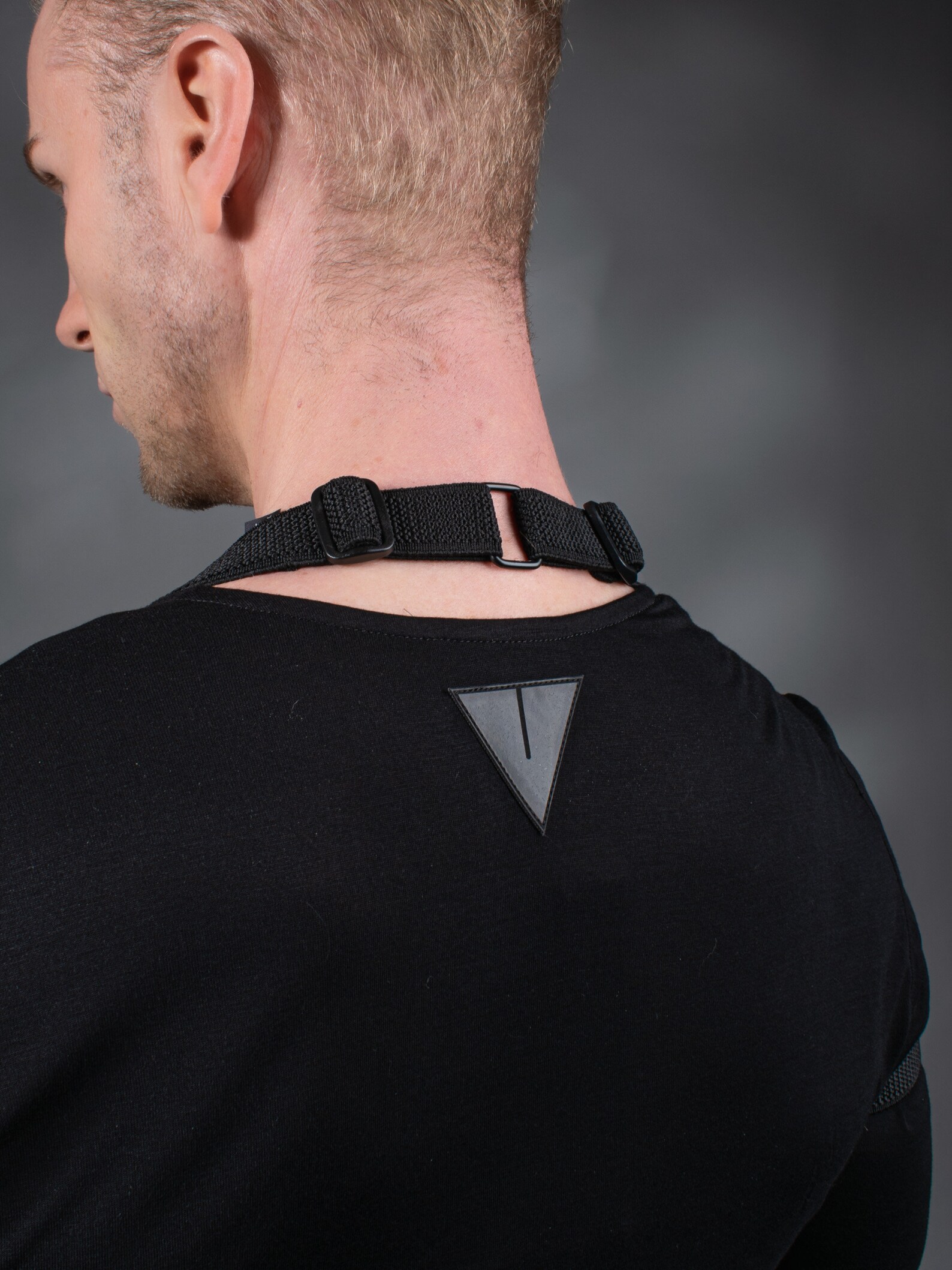 Black Elastic Sleeve Harness, Cyberpunk Accessory - FG-EL - Etsy