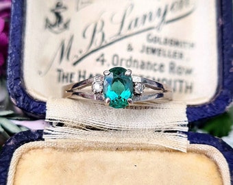 Seafoam Tourmaline Ring - Etsy