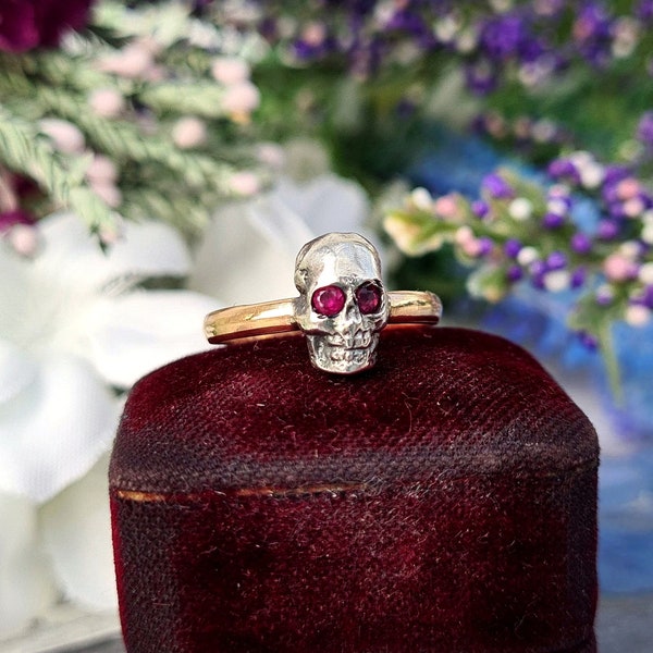 Human Skull Ring - Etsy