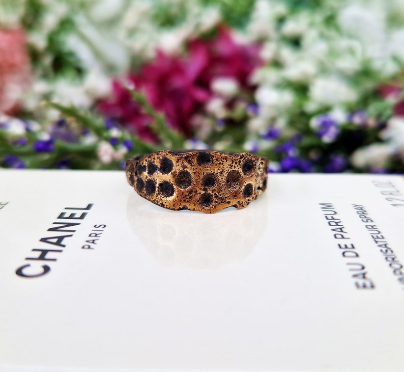 Antique Ancient Medieval Tudor Gold Bronze Medieval Pitted Statement ...