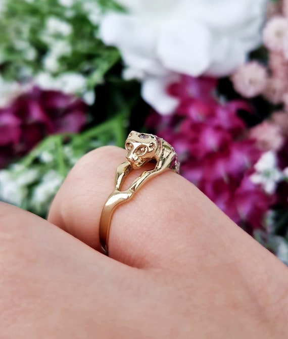 Vintage 9ct gold ring store