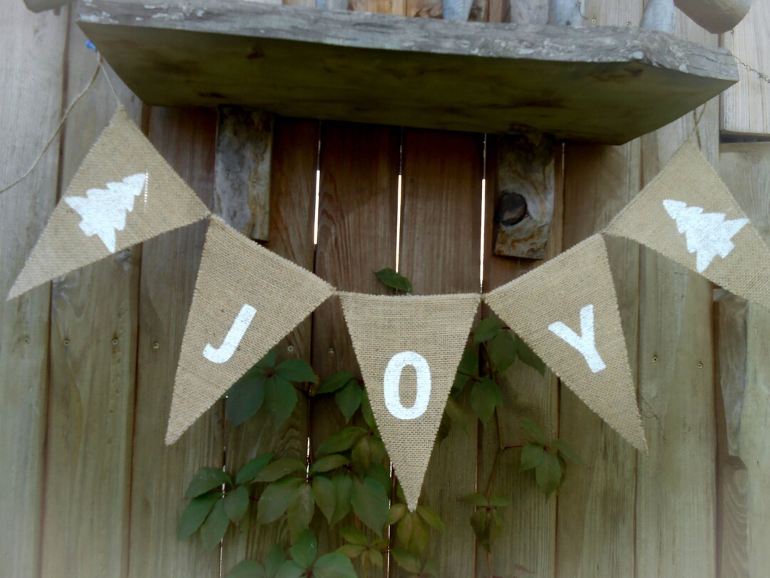 Joy Garland Joy Banner Christmas Banner Joy Bunting Christmas Garland ...