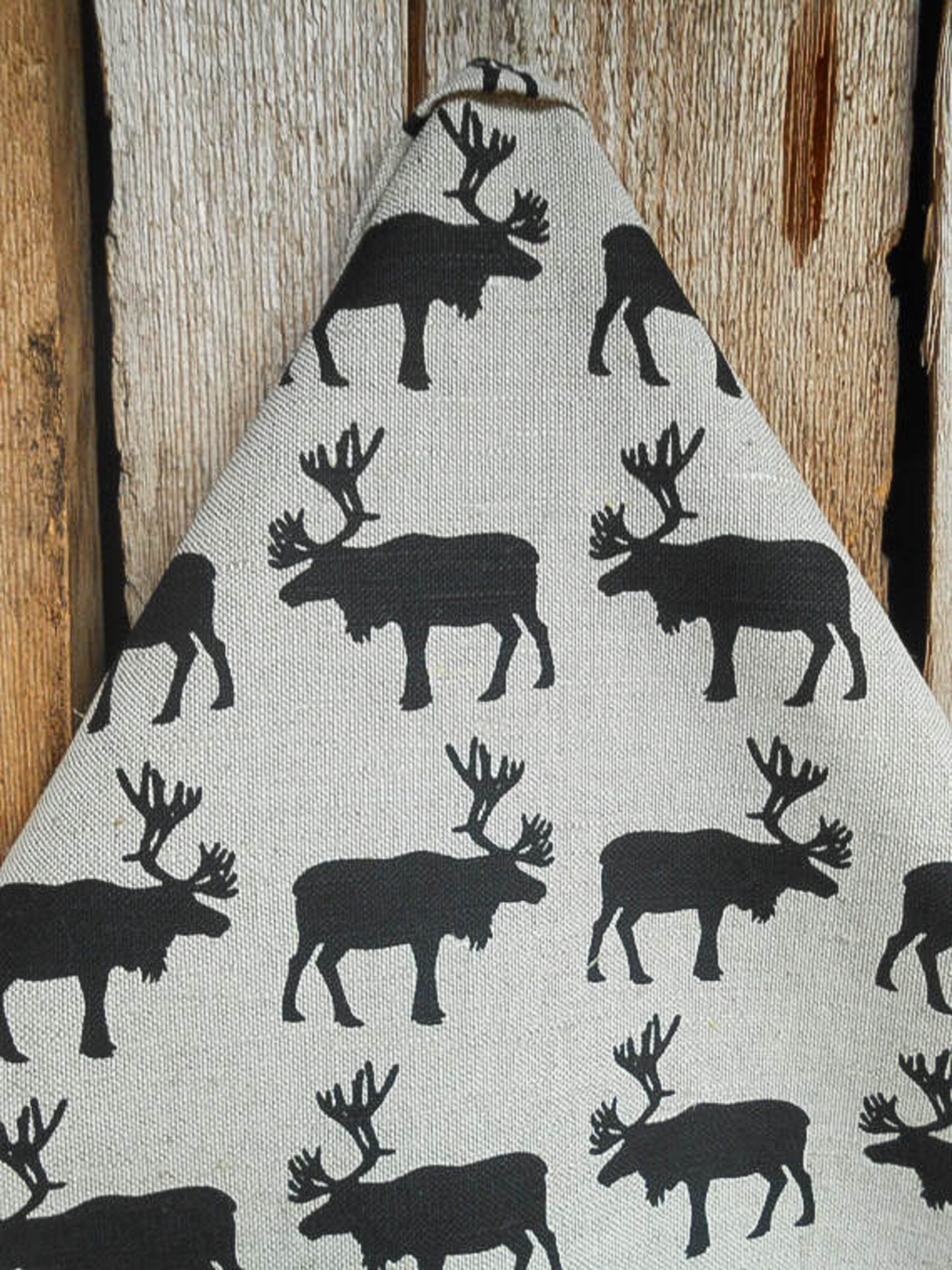 Christmas Tea Towel Moose Towel Christmas Decor Kitchen Towel Moose ...