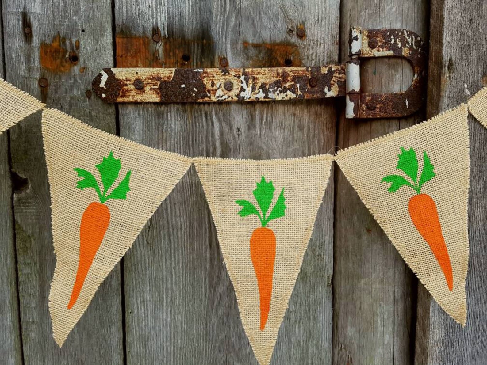 Carrot Banner Spring Decor Easter Banner Vegan Food Decor - Etsy