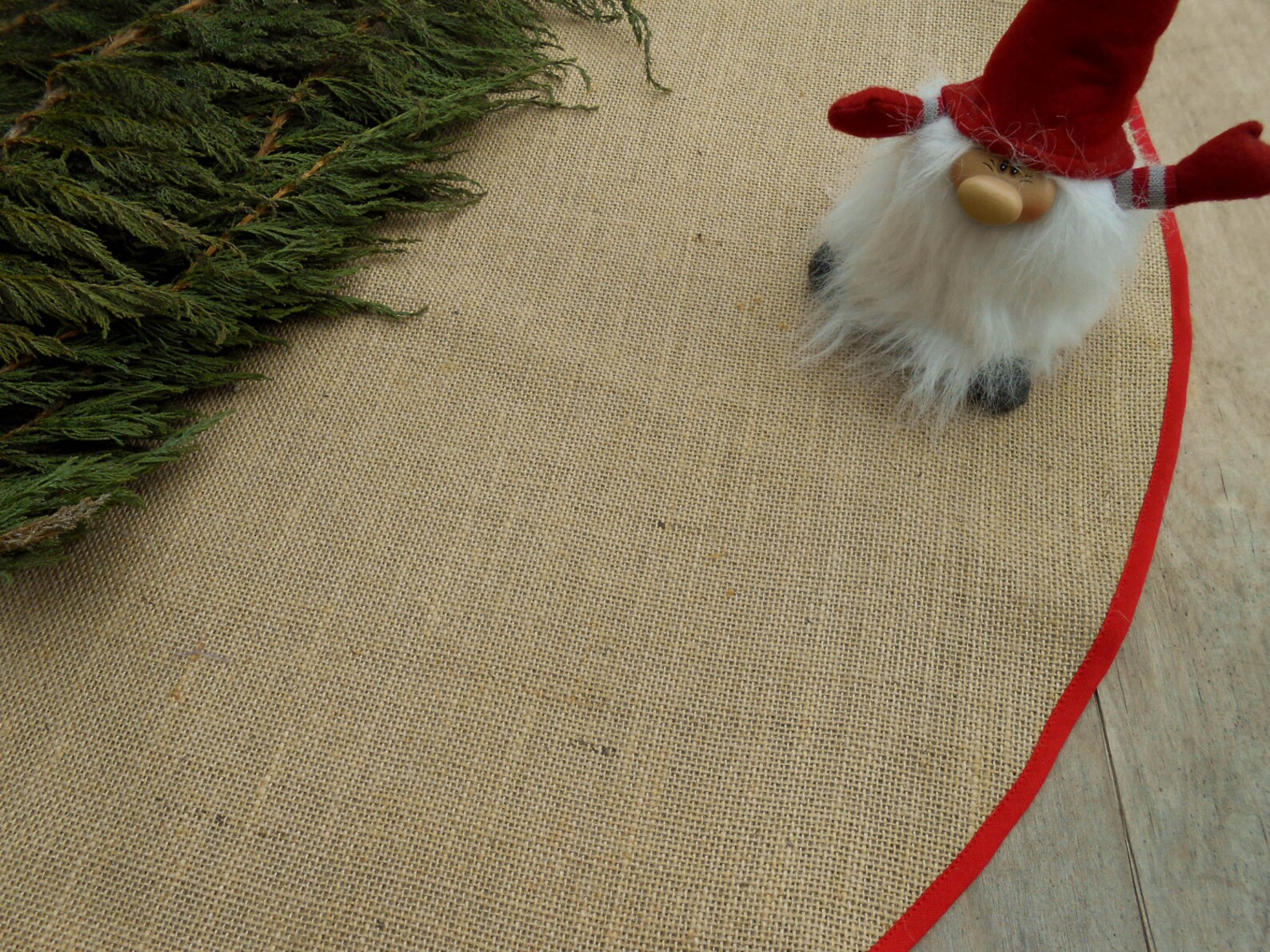 Tree Skirt Burlap Tree Skirt Christmas Tree Skirt Rustic Christmas ...