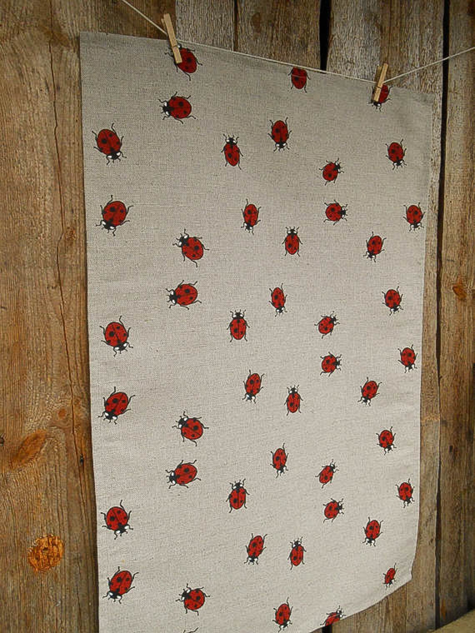 Ladybug Towel Ladybird Towel Ladybug Tea Towel Linen Towel - Etsy