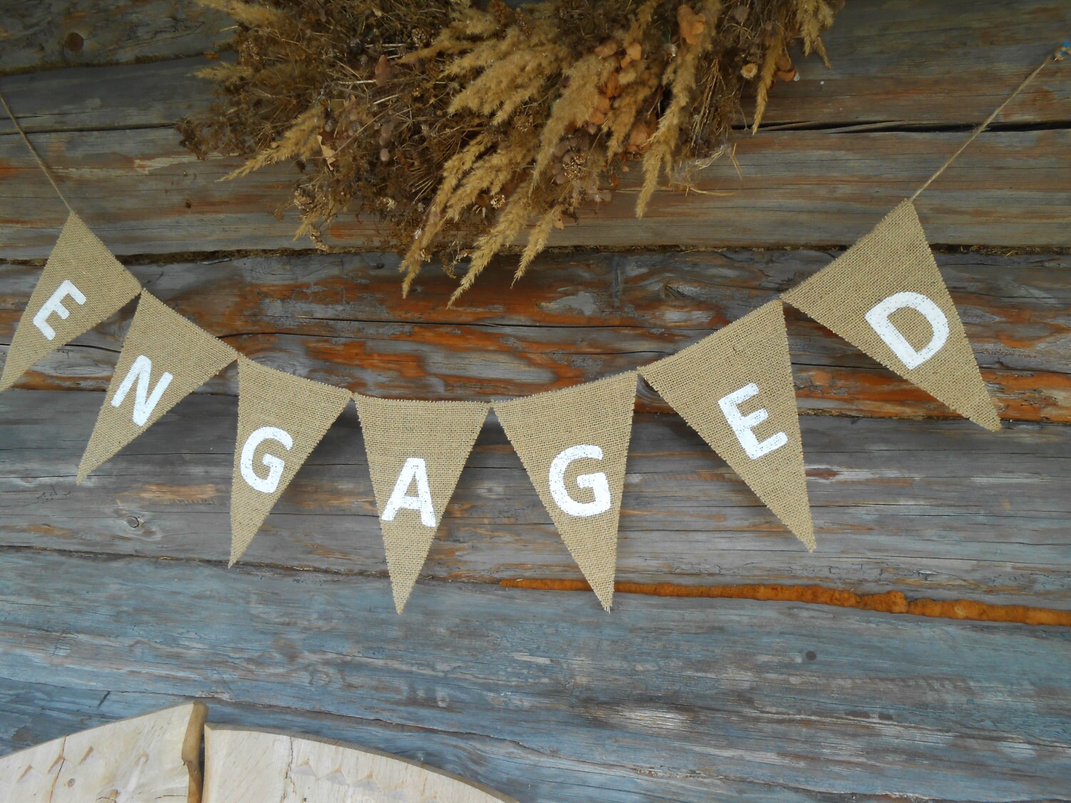 Engagement Banner Bridal Engaged Banner Engaged Sign - Etsy