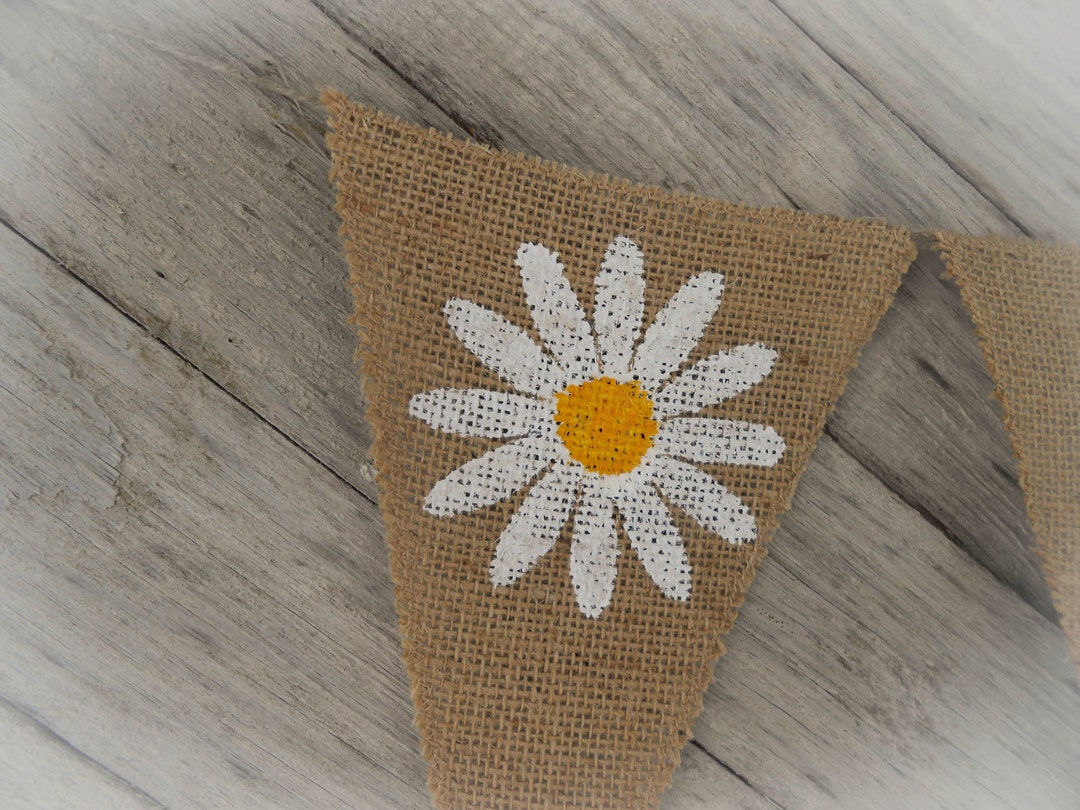 Spring Banner Spring Bunting Spring Decor Easter Decor Burlap Banner ...