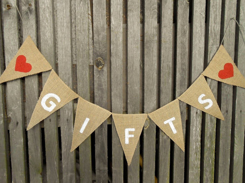 Gift Banner Party Gifts Banner Wedding Gifts Sign Party Decor - Etsy