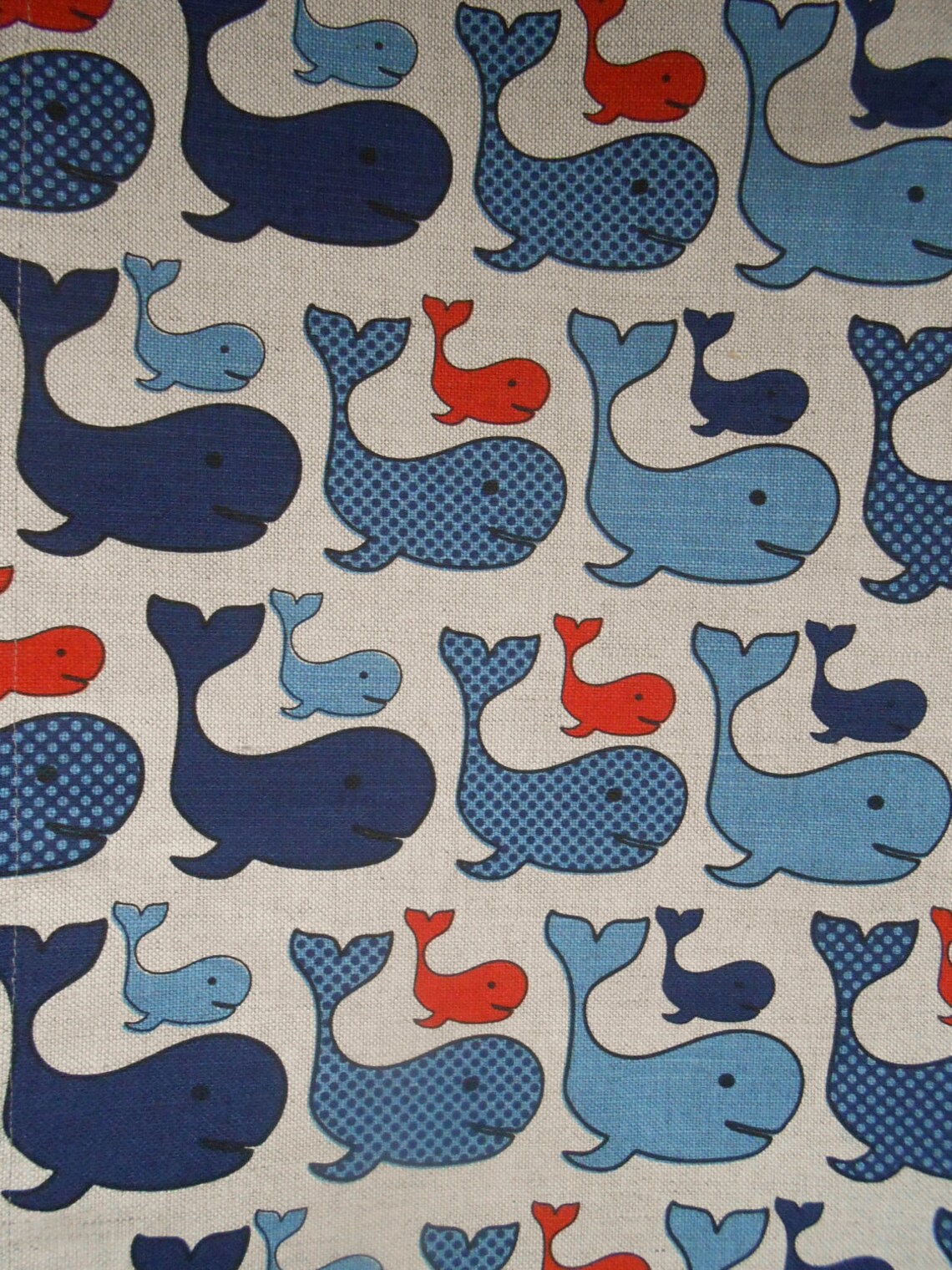 Kitchen Towel Sea Tea Towel Linen Towel Whale Towel Fish Towel | Etsy