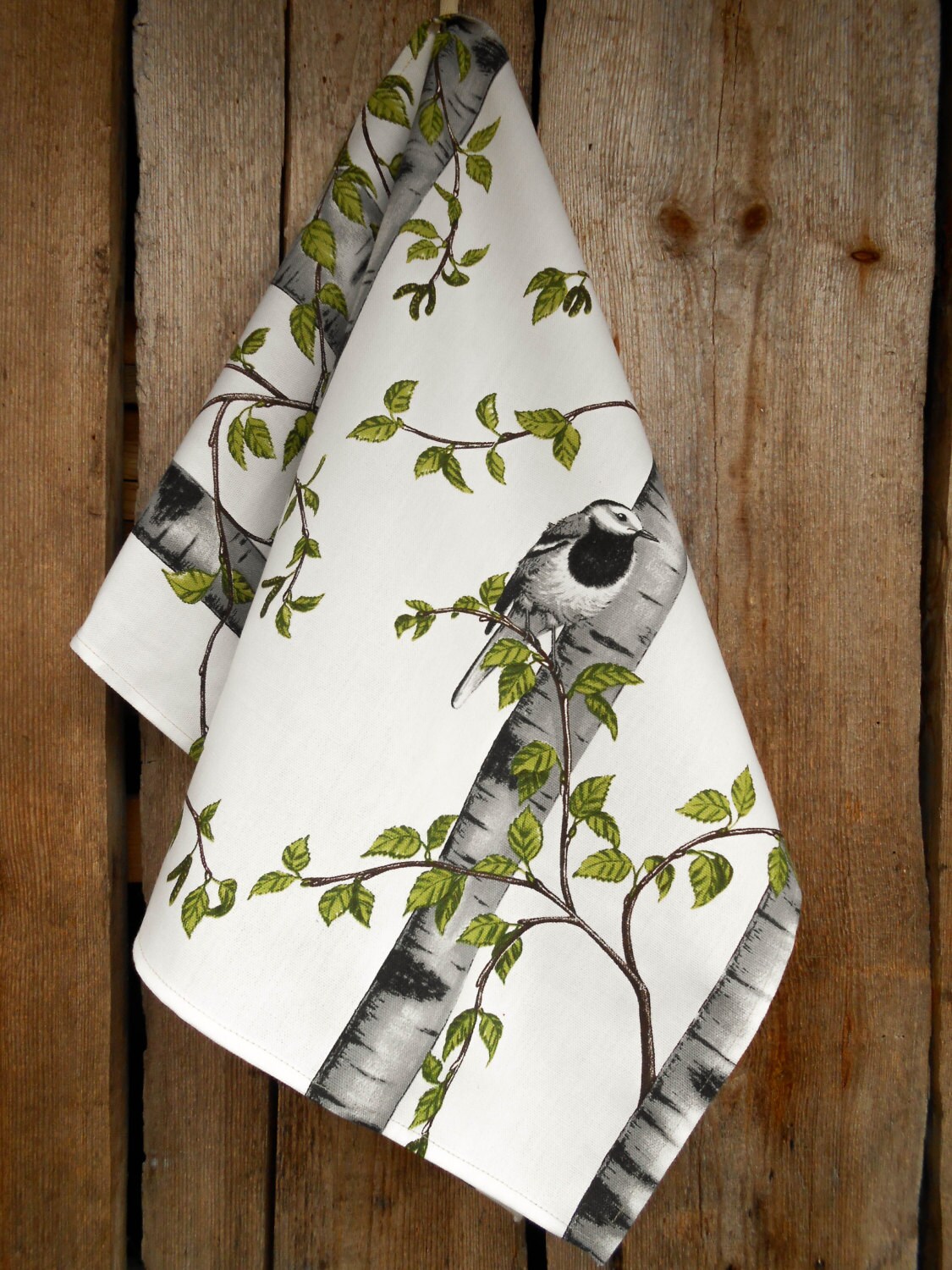 Modern Scandinavian Design Dish Towels Bird Towel Kitchen - Etsy